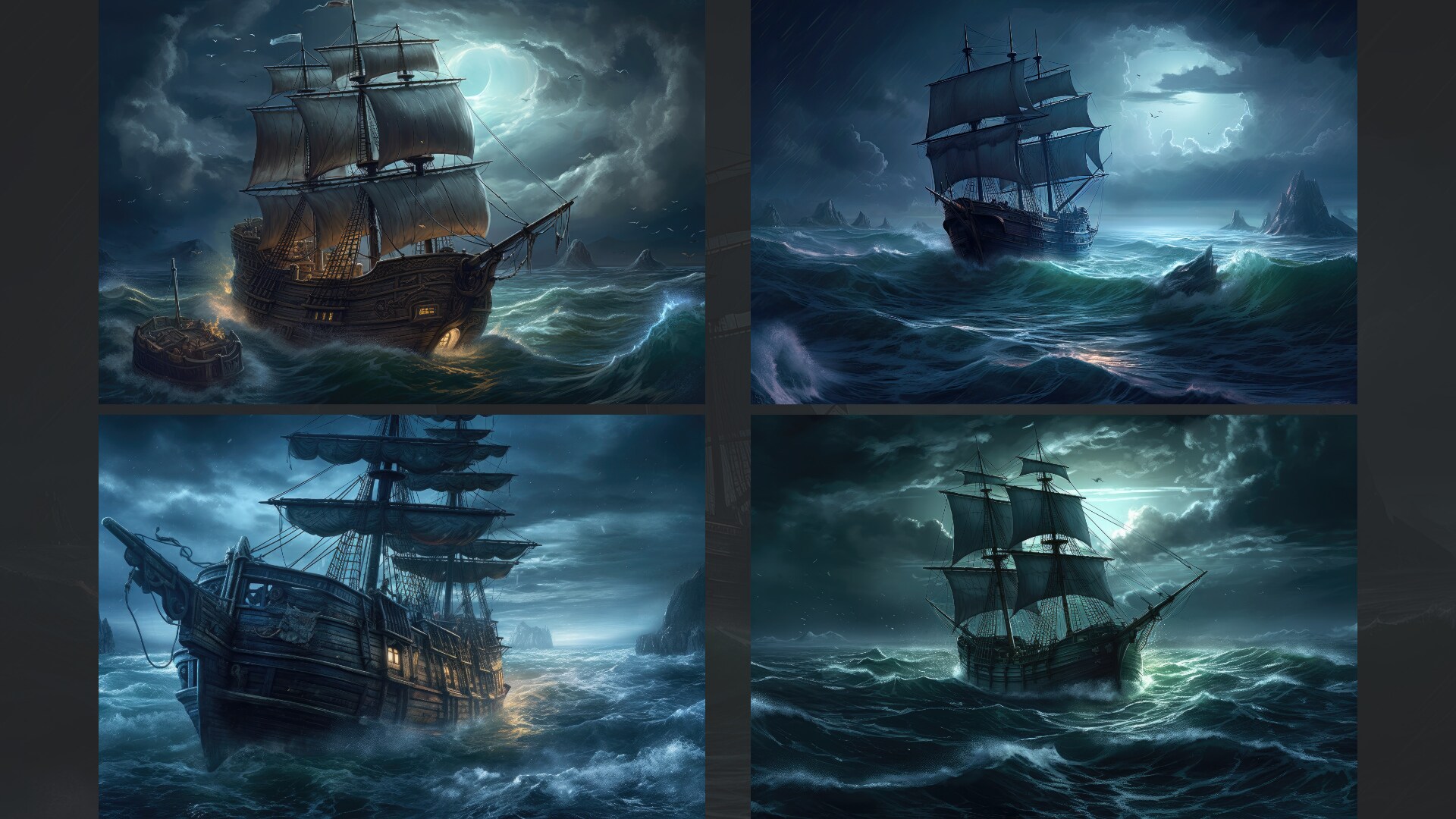 BACKGROUND - Stylized Haunted 1：2Dアセット - UE マーケットプレイス