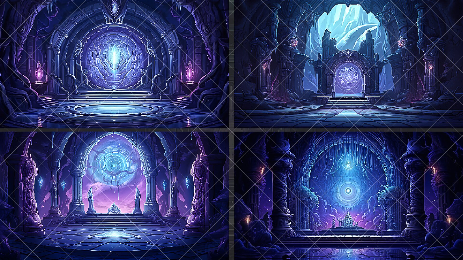 BACKGROUND - Pixel Portal 2 in 2D Assets - UE Marketplace