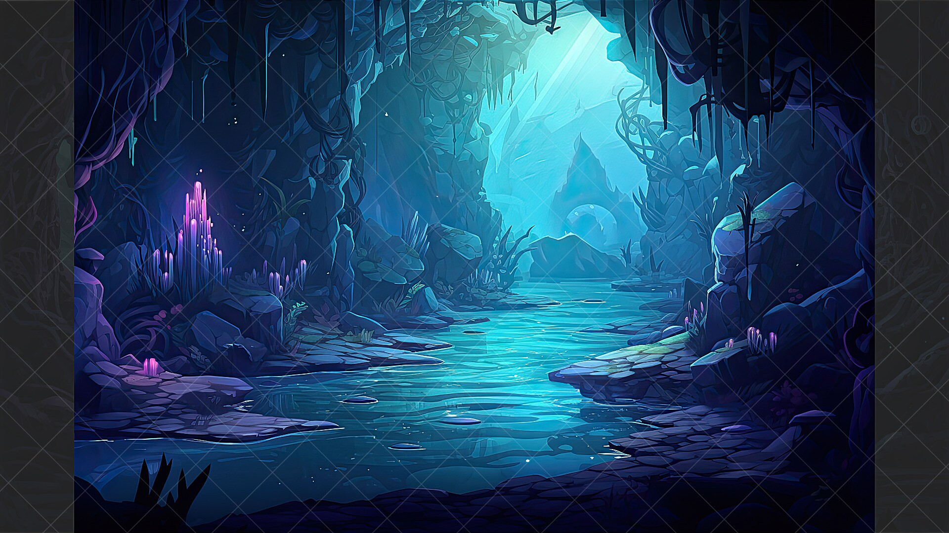 Background Stylized Cave 2 In 2d Assets Ue Marketplace