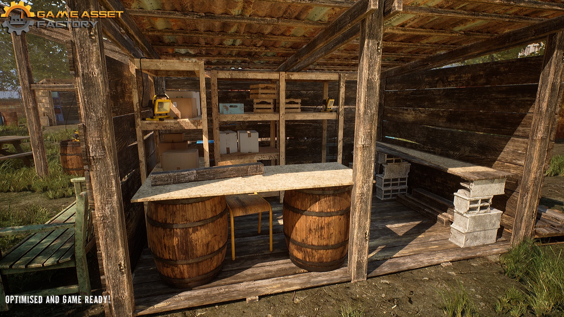 Post Apocalyptic Survival Camp In Environments Ue Marketplace