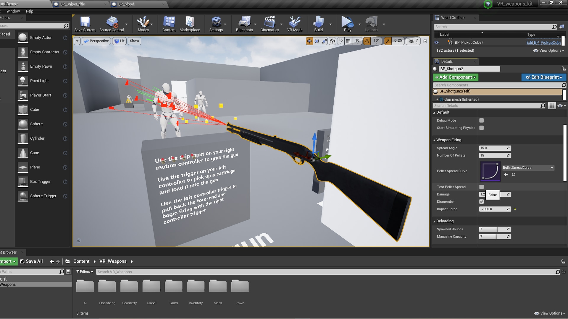 VR Weapons Kit - Tactical Assault in Weapons - UE Marketplace