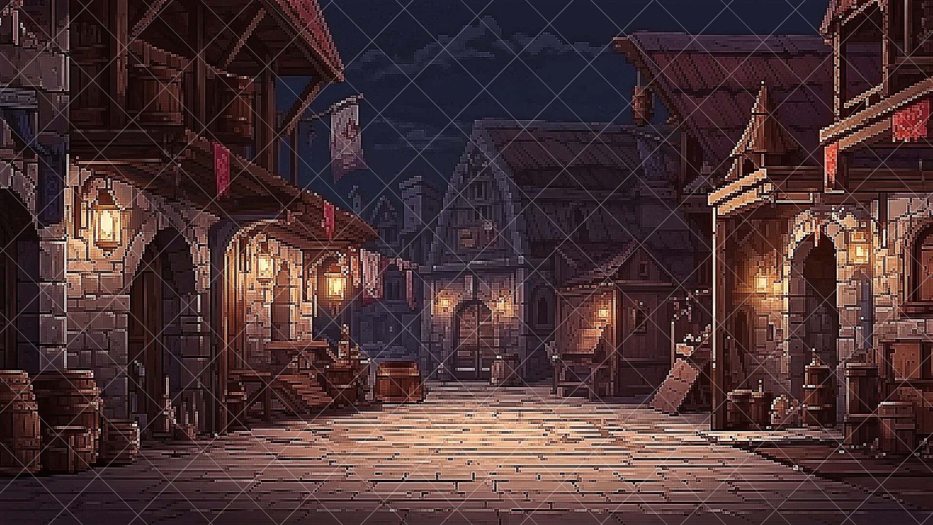 BACKGROUND - Pixel Alleyway 1 in 2D Assets - UE Marketplace