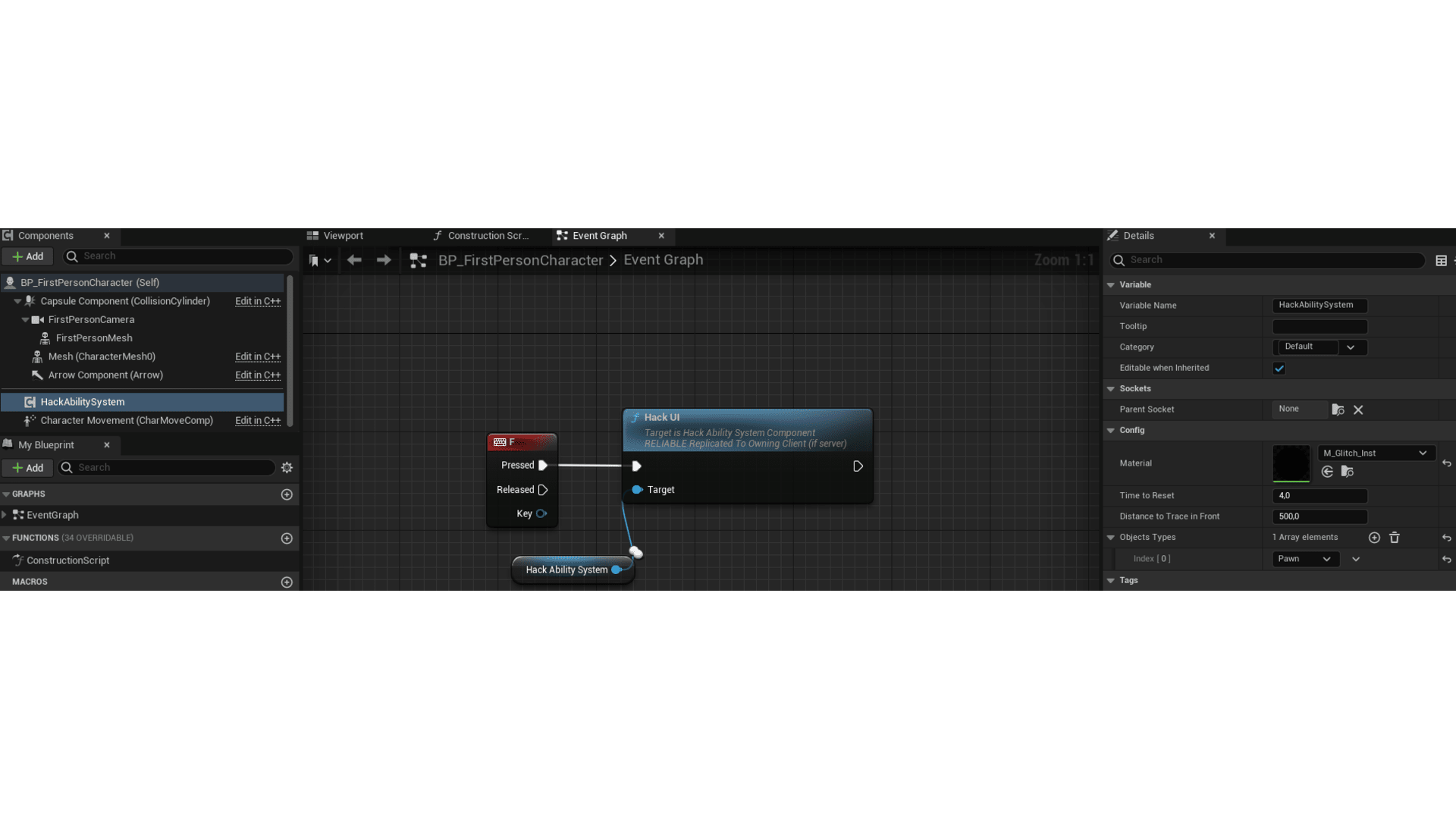 Hack System (Replicated) in Code Plugins - UE Marketplace