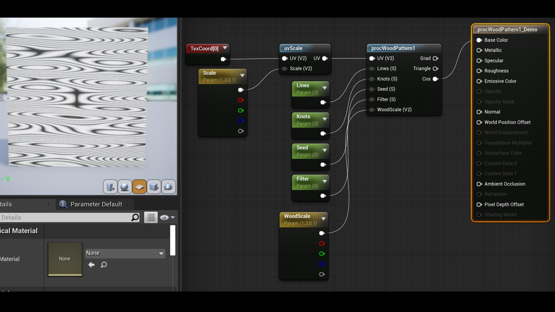 Procedural materials in Materials - UE Marketplace