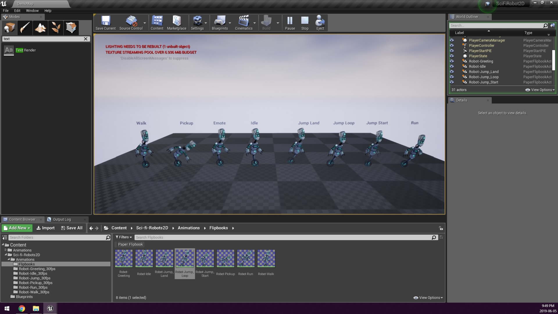 2D Sci-fi Platformer Robot in 2D Assets - UE Marketplace