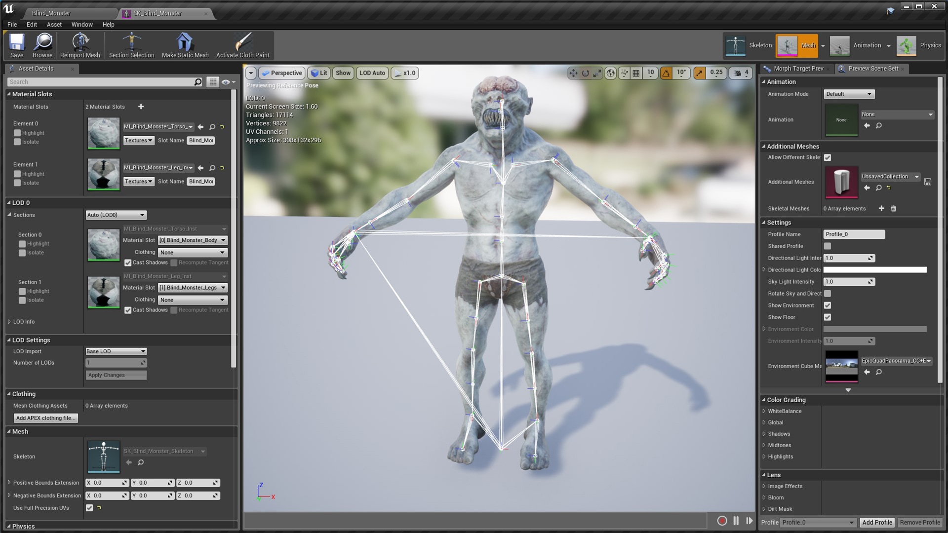 Blind_Monster in Characters - UE Marketplace