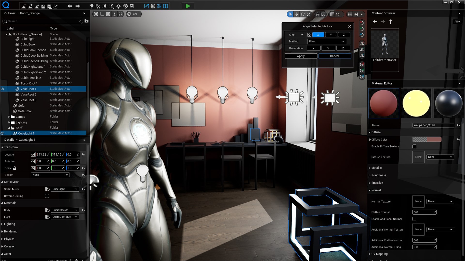 在蓝图创建的quiet Runtime Editor 虚幻引擎商城