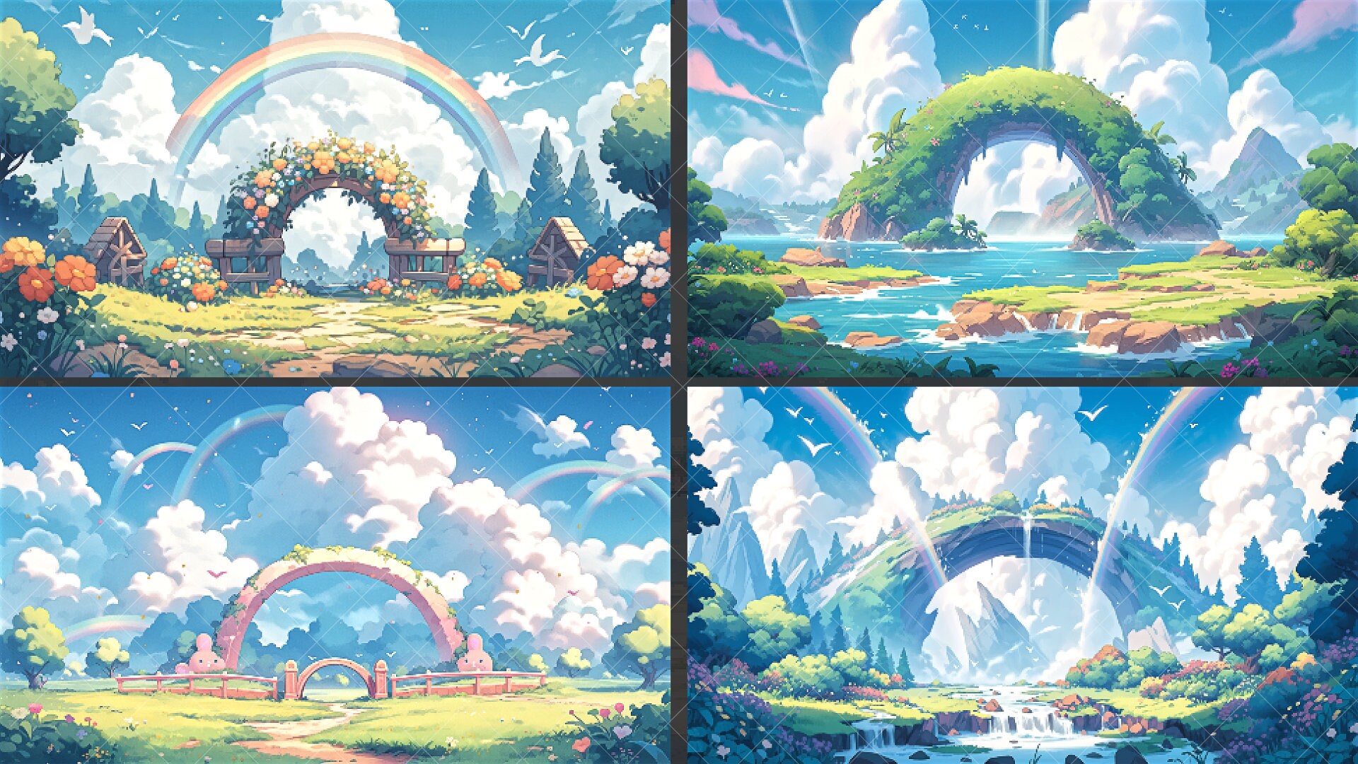 Pixel Scenery Backgrounds