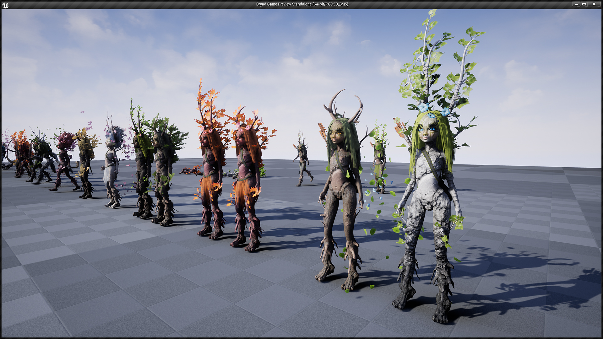 Modular Animated Dryad