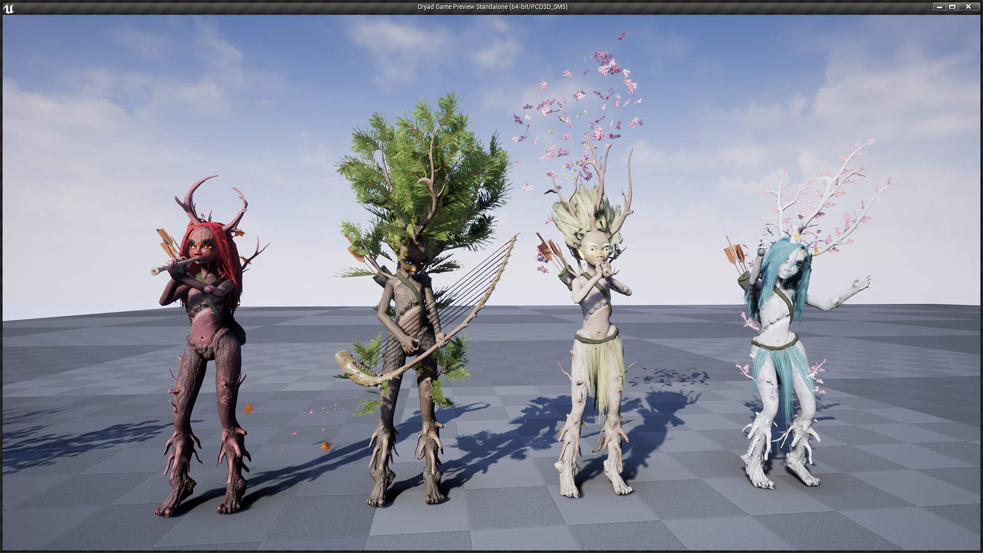 Modular Animated Dryad