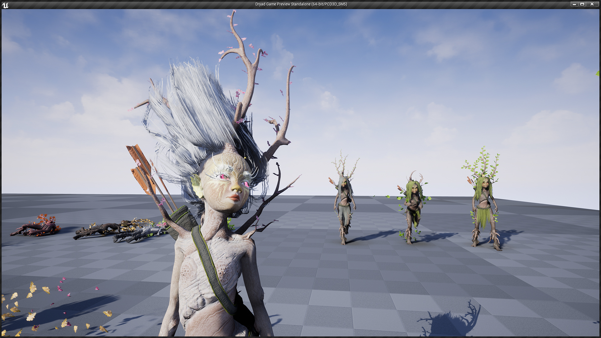 Modular Animated Dryad