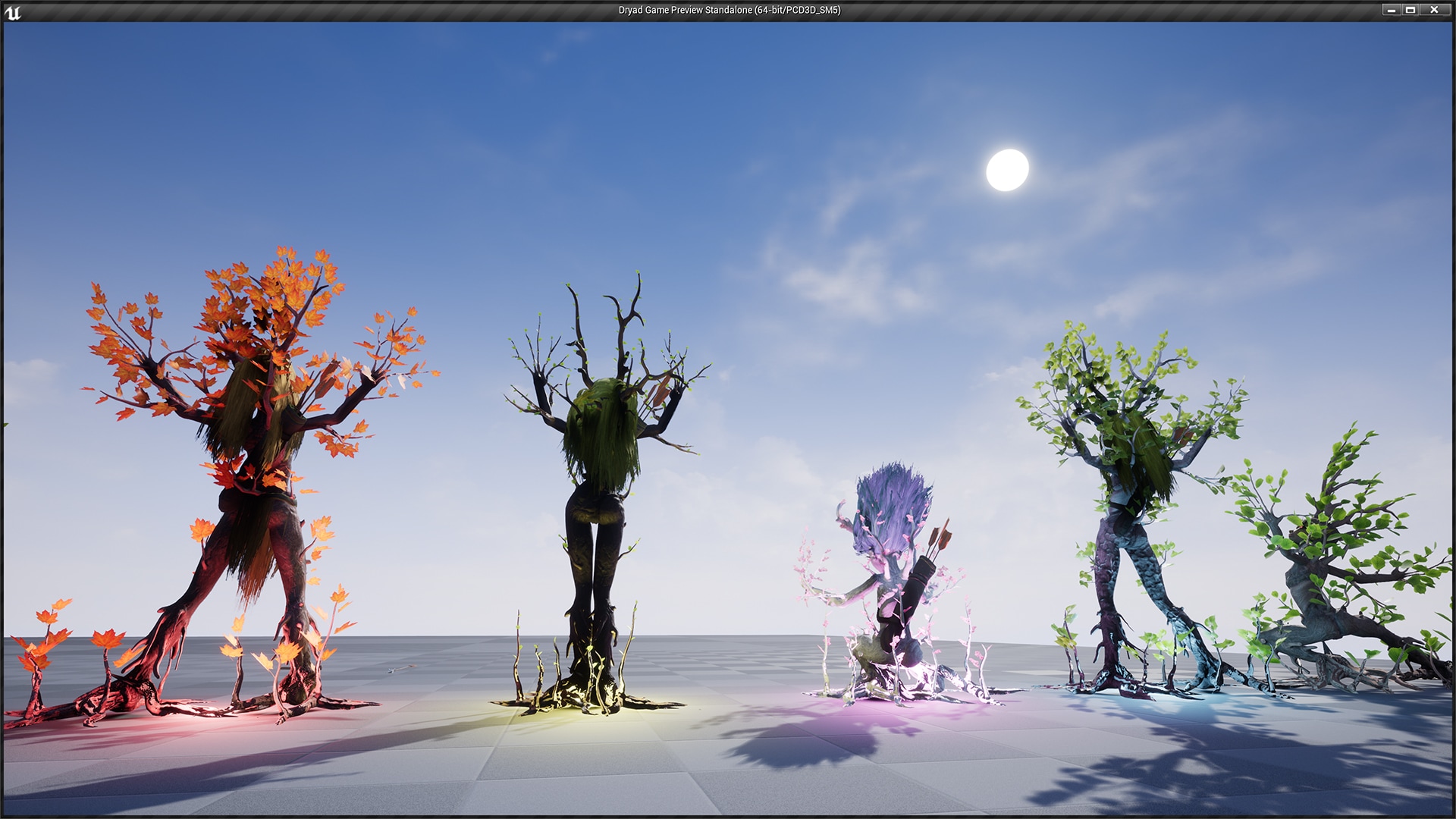 Modular Animated Dryad In Characters Ue Marketplace