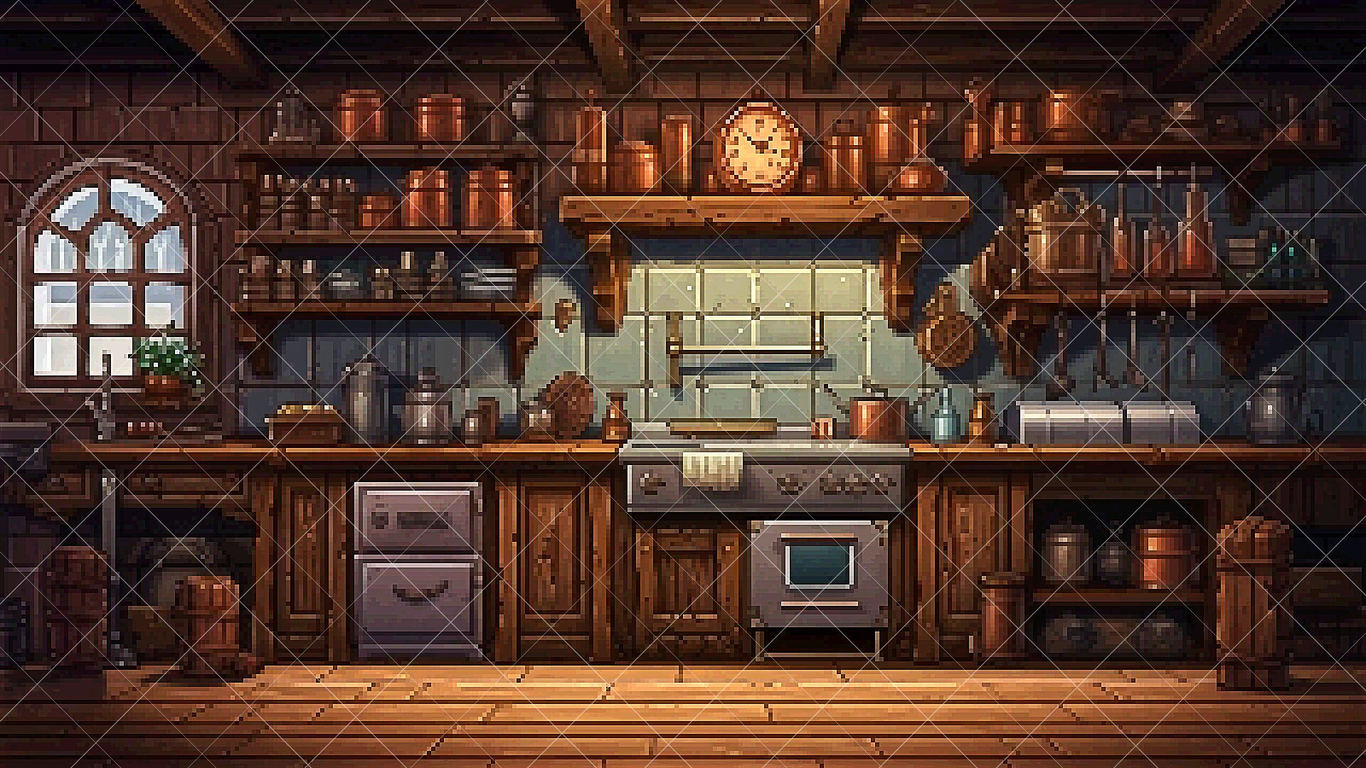 Background Pixel Kitchen 1 In 2d Assets Ue Marketplace