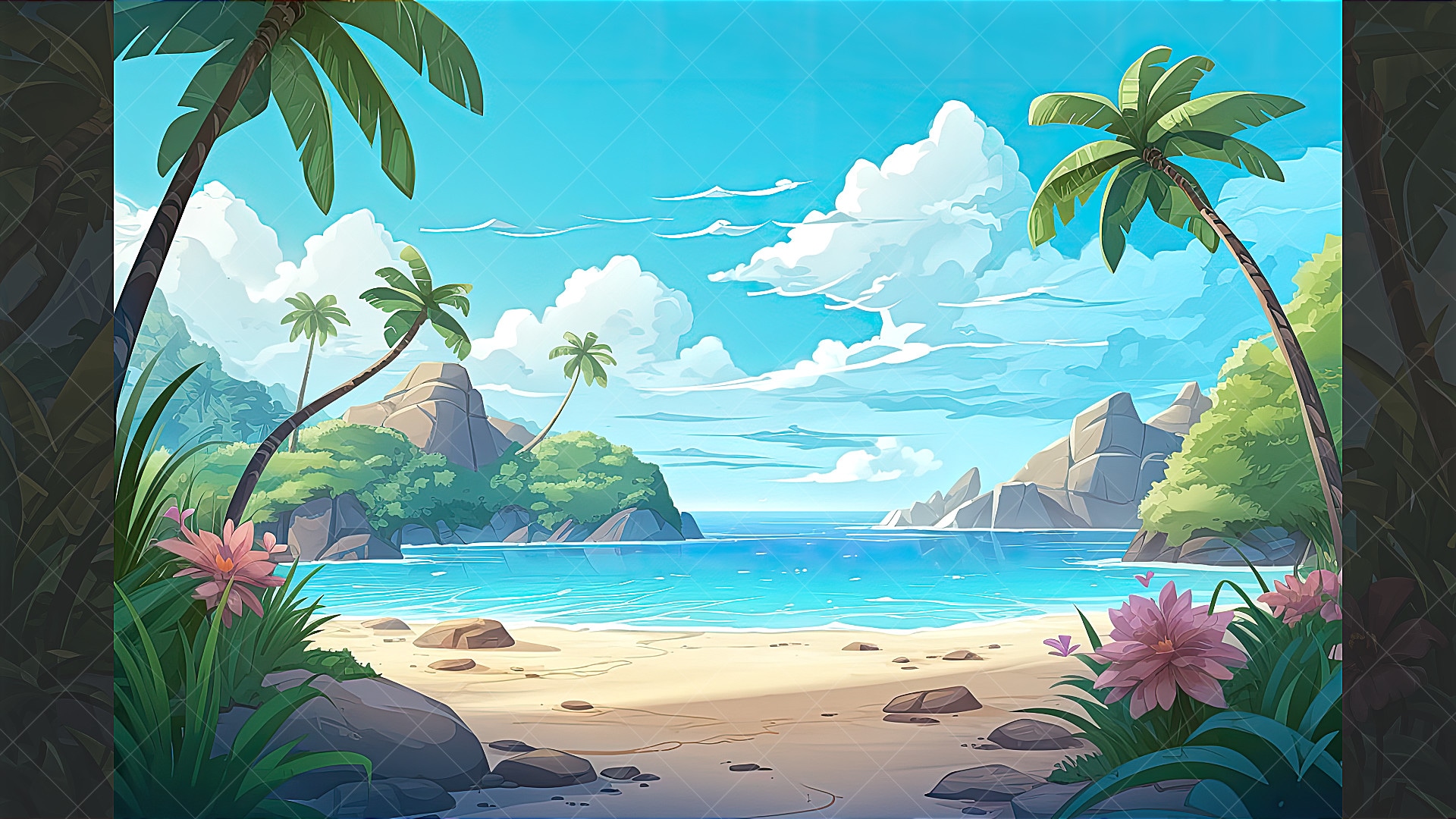 Animated Beach Backgrounds