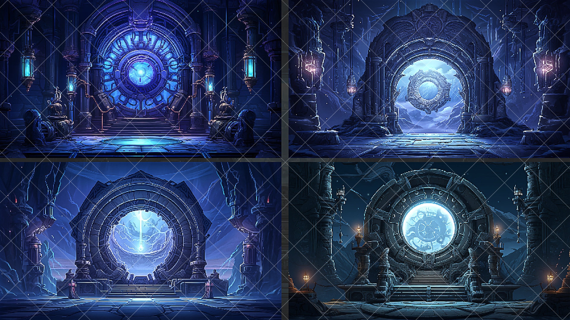 BACKGROUND - Pixel Portal 2 in 2D Assets - UE Marketplace