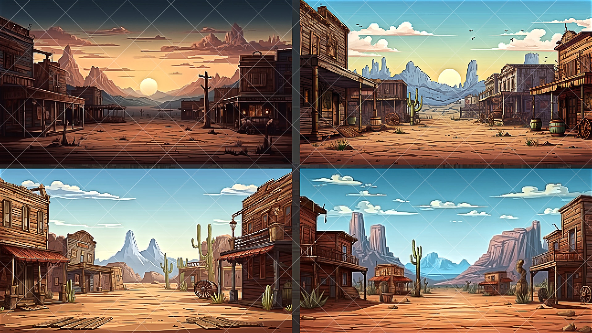 Background Pixel Town 1 In 2d Assets Ue Marketplace