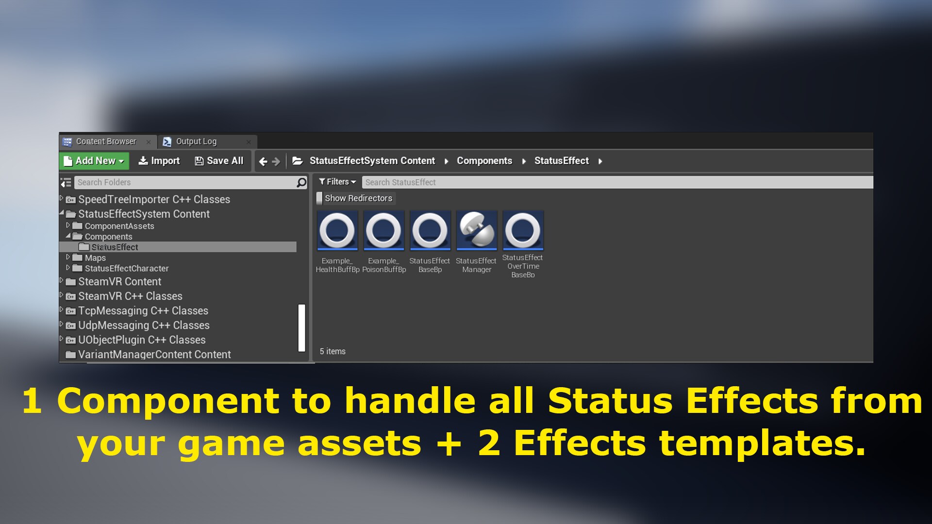 RPG Status Effect System in Blueprints - UE Marketplace