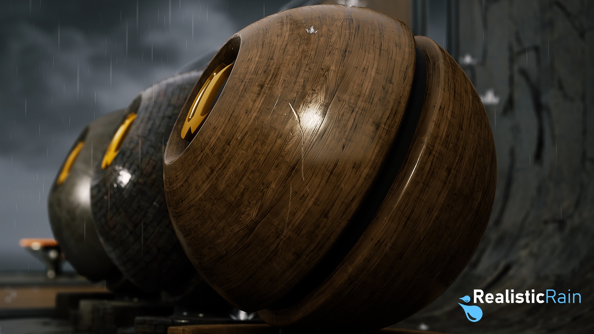 Realistic Rain in Materials - UE Marketplace