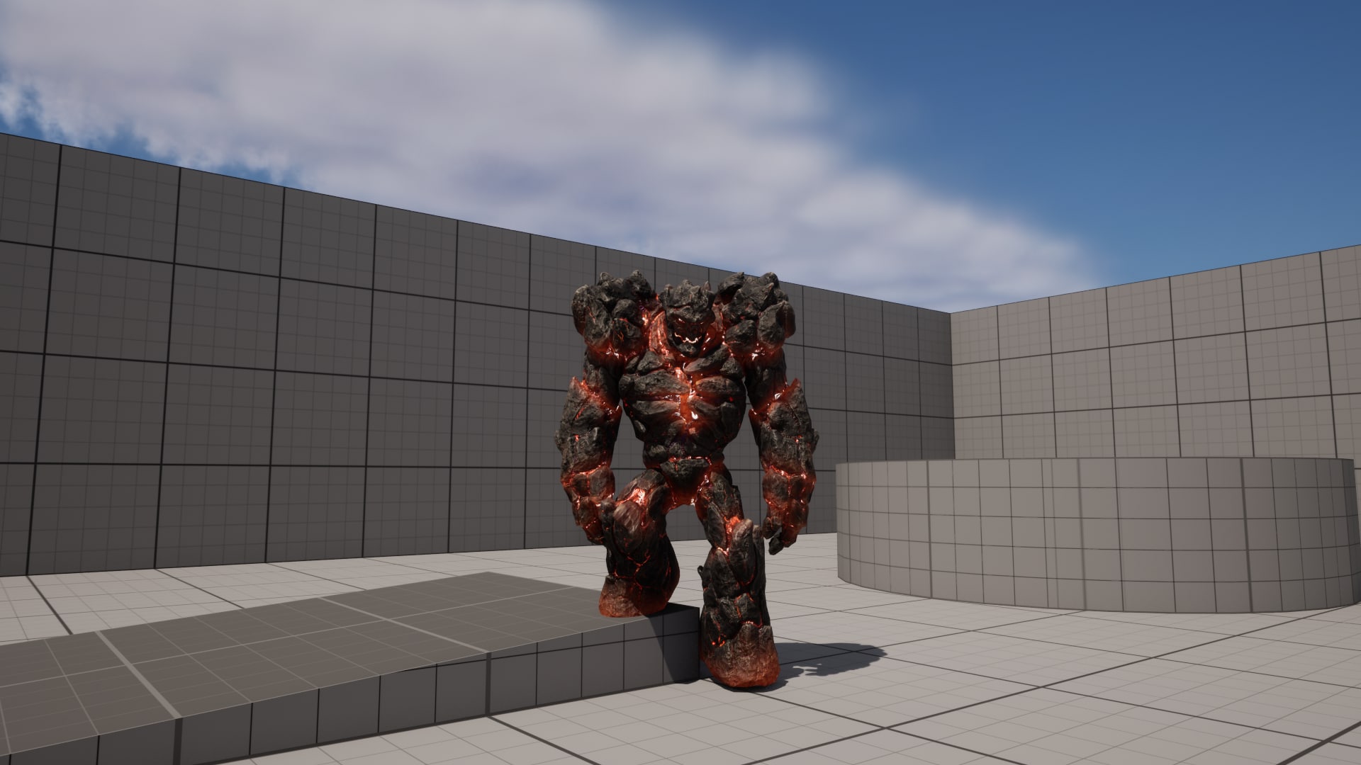 Lava Golem in Characters - UE Marketplace