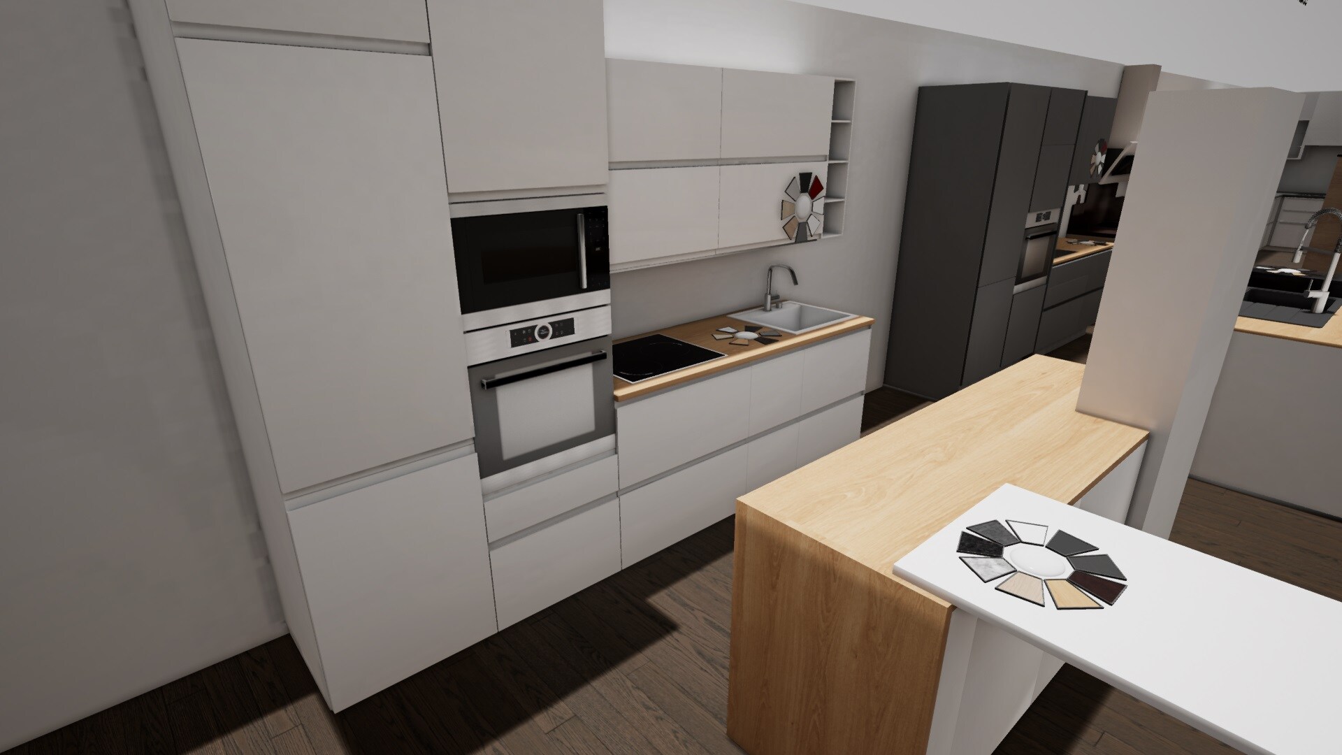 VR Kitchen Showroom in Architectural Visualization - UE Marketplace