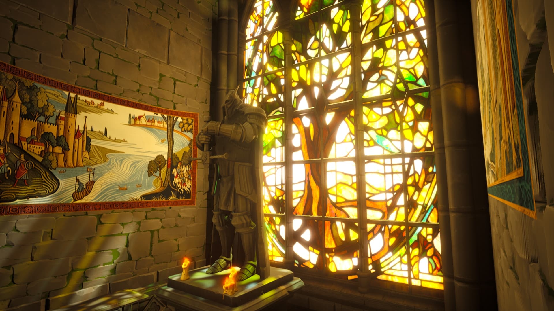 Stylized Gothic Church Environment - Modular Gothic Cathedral in ...