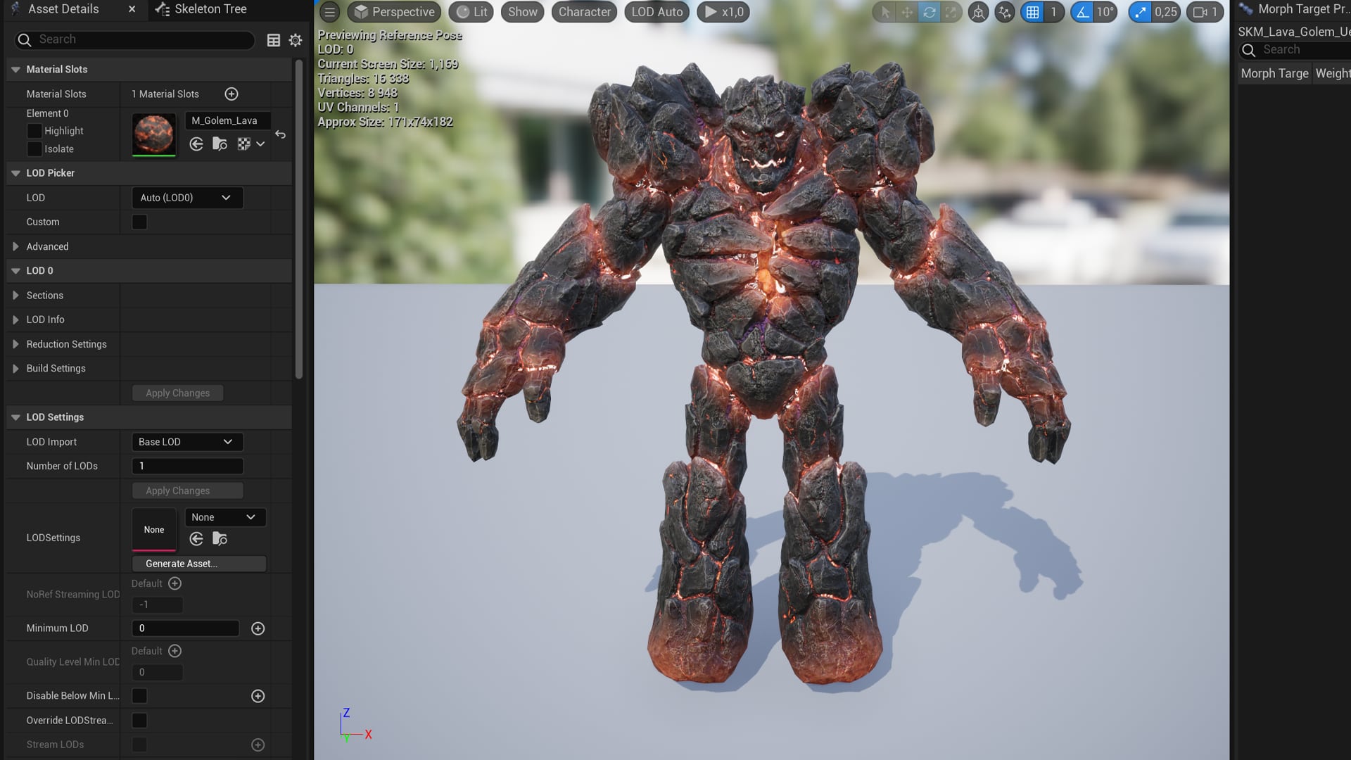 Lava Golem in Characters - UE Marketplace