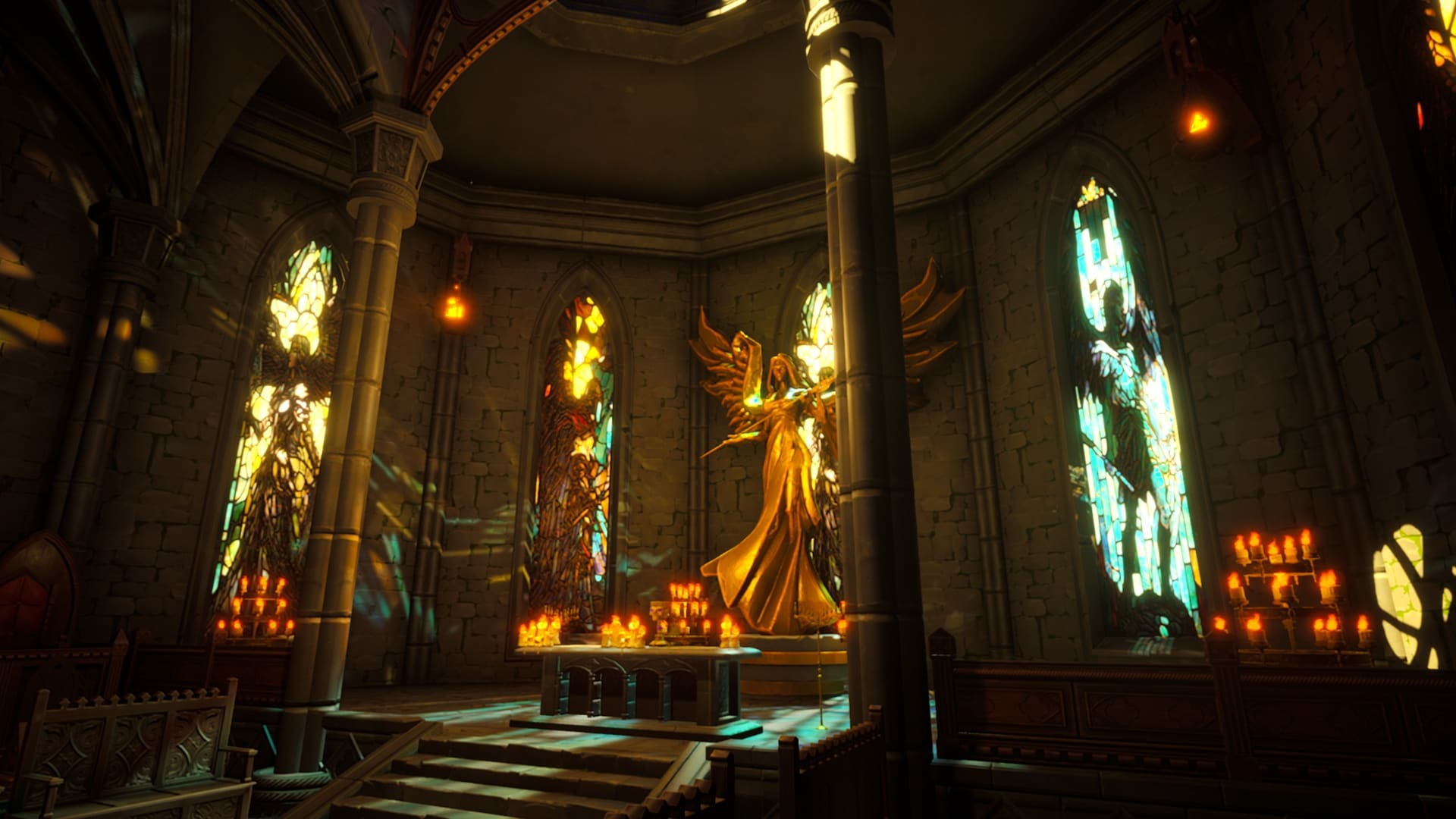 在环境创建的Stylized Gothic Church Environment - Modular Gothic Cathedral ...