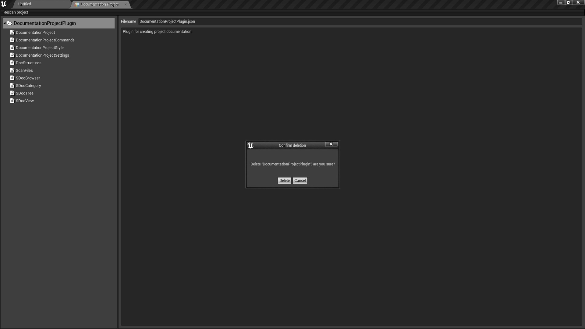 Create documentation for the project in Code Plugins - UE Marketplace