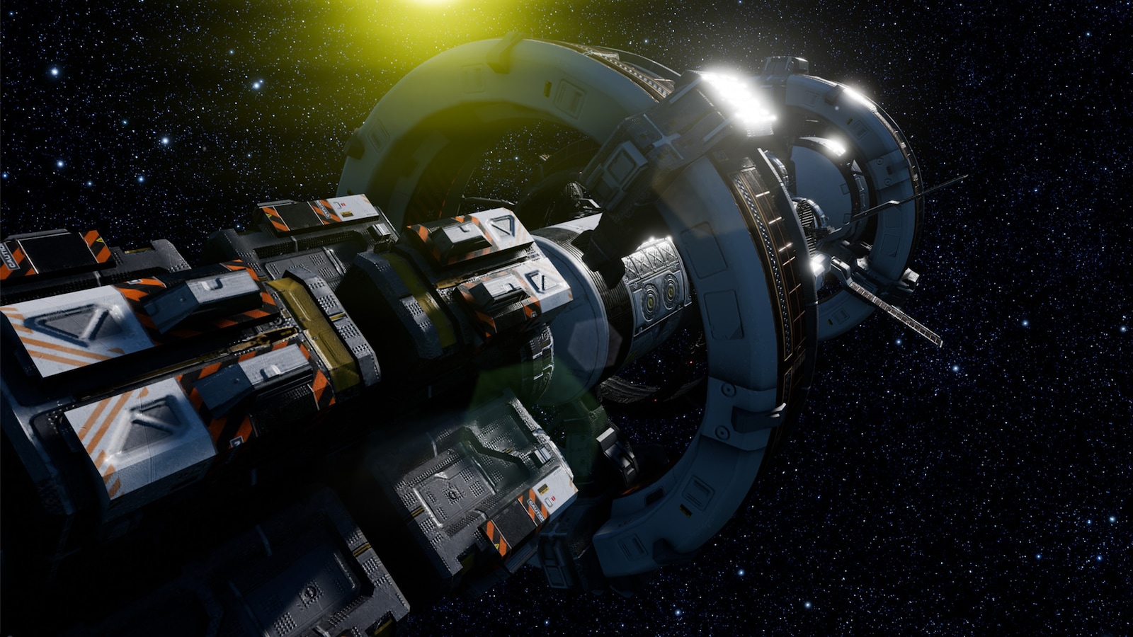 SciFi Colony Starship with Flight System in Blueprints - UE Marketplace