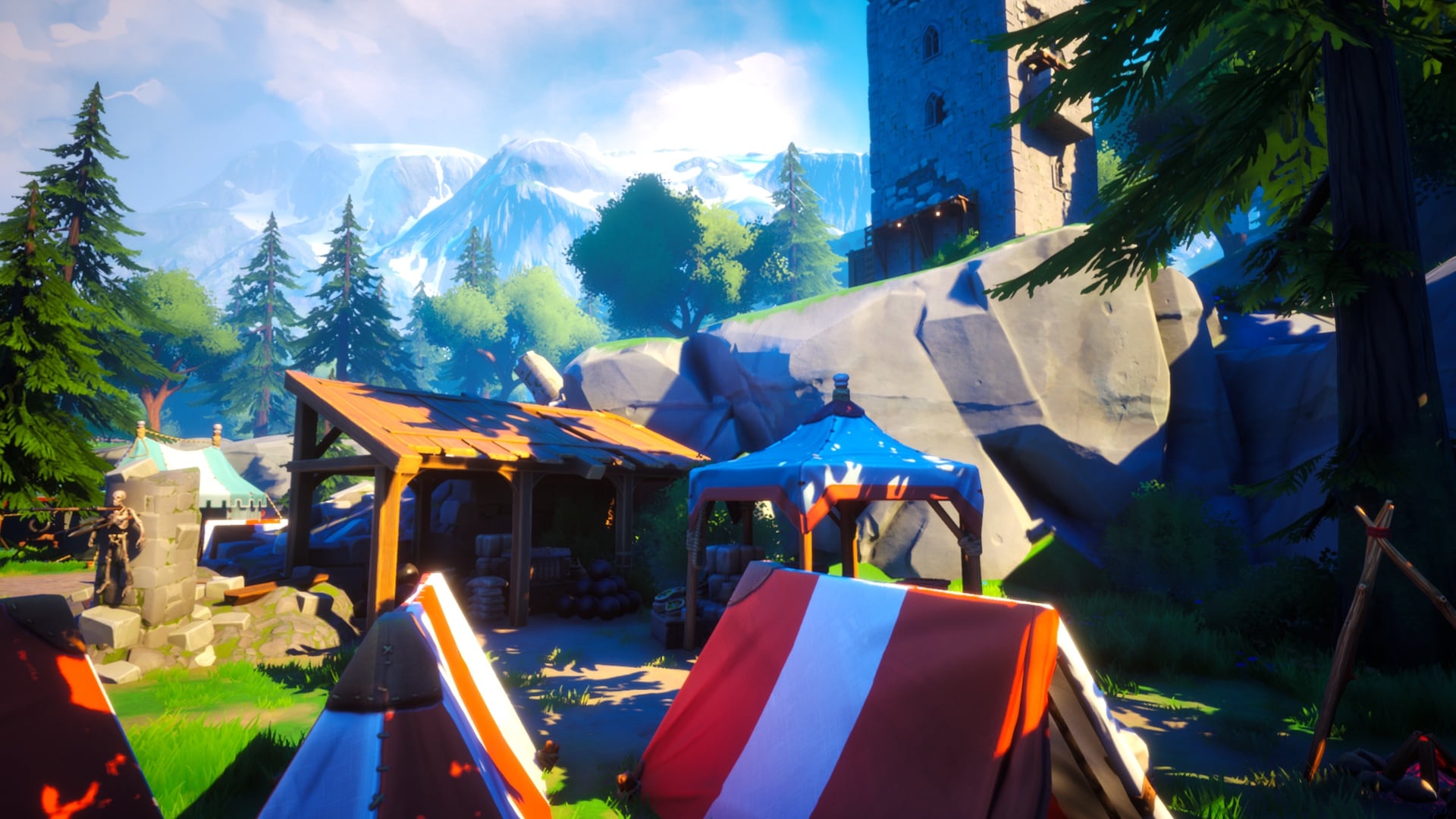 Stylized Bandit Camp Environment - Modular Open World Bandit Army ...