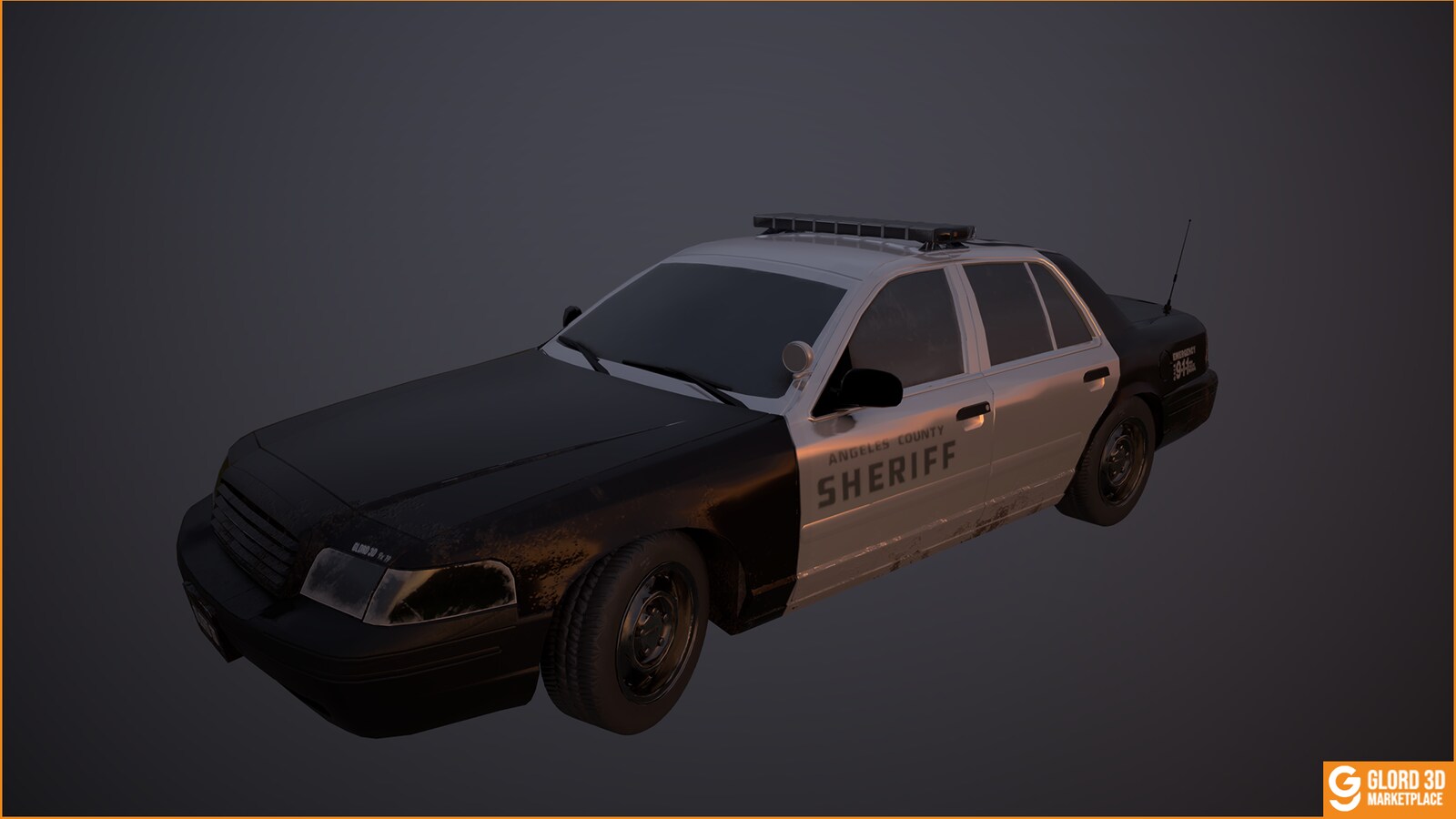 Driveable / Animated Police Car - USA in Blueprints - UE Marketplace