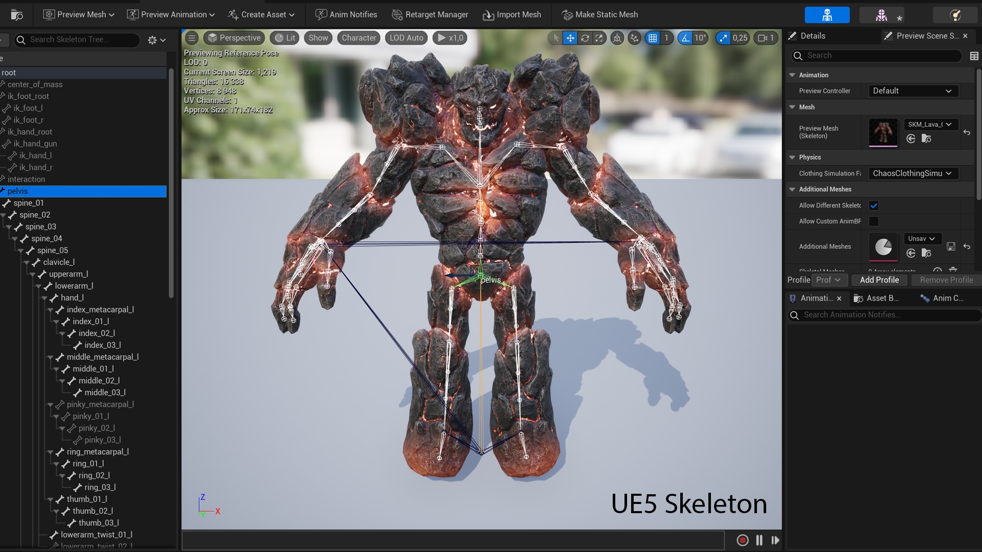 Lava Golem in Characters - UE Marketplace