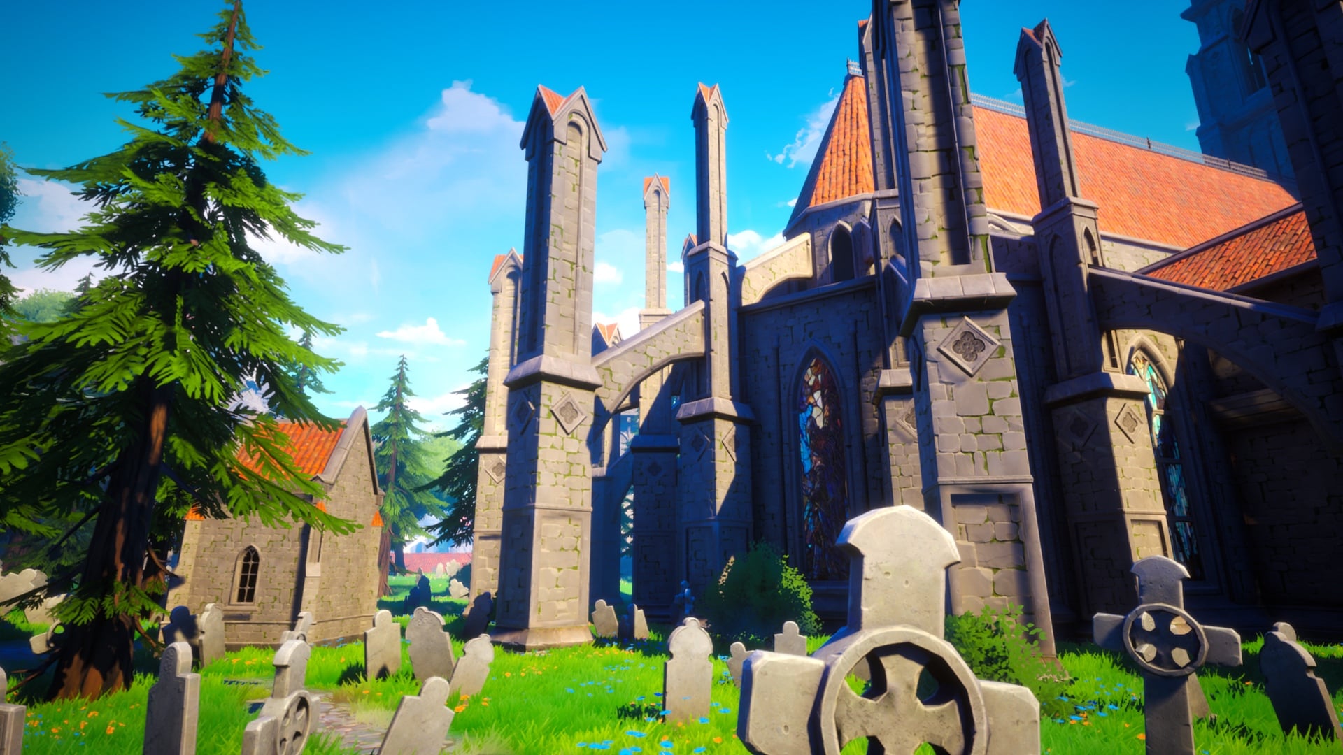 Stylized Gothic Church Environment - Modular Gothic Cathedral in ...