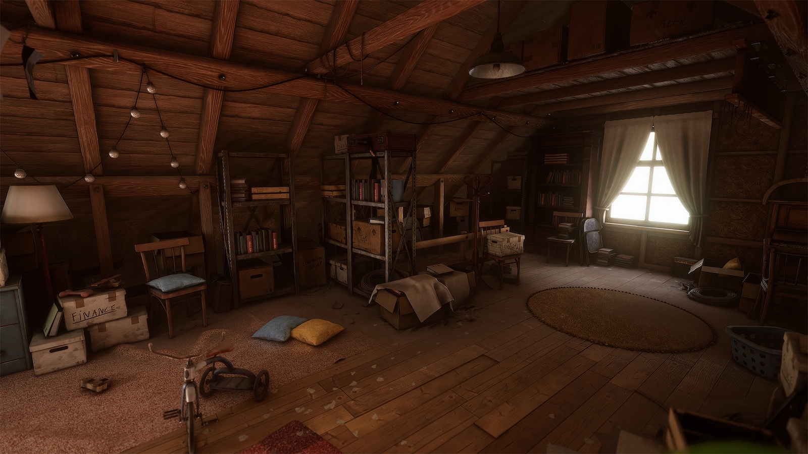 Grandpa's Attic (Furniture storage props) in Environments - UE Marketplace