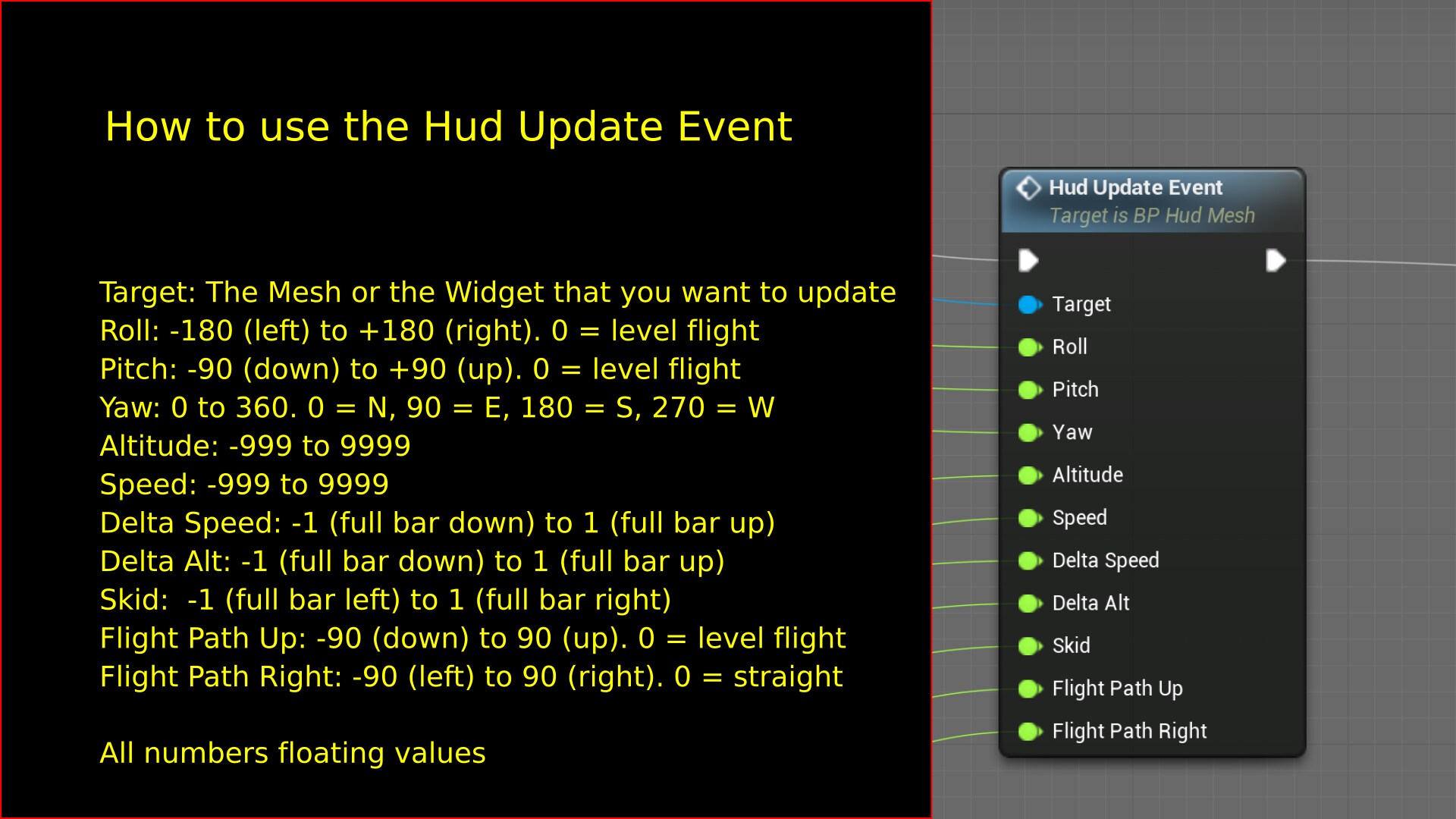 AircraftHud in Blueprints - UE Marketplace