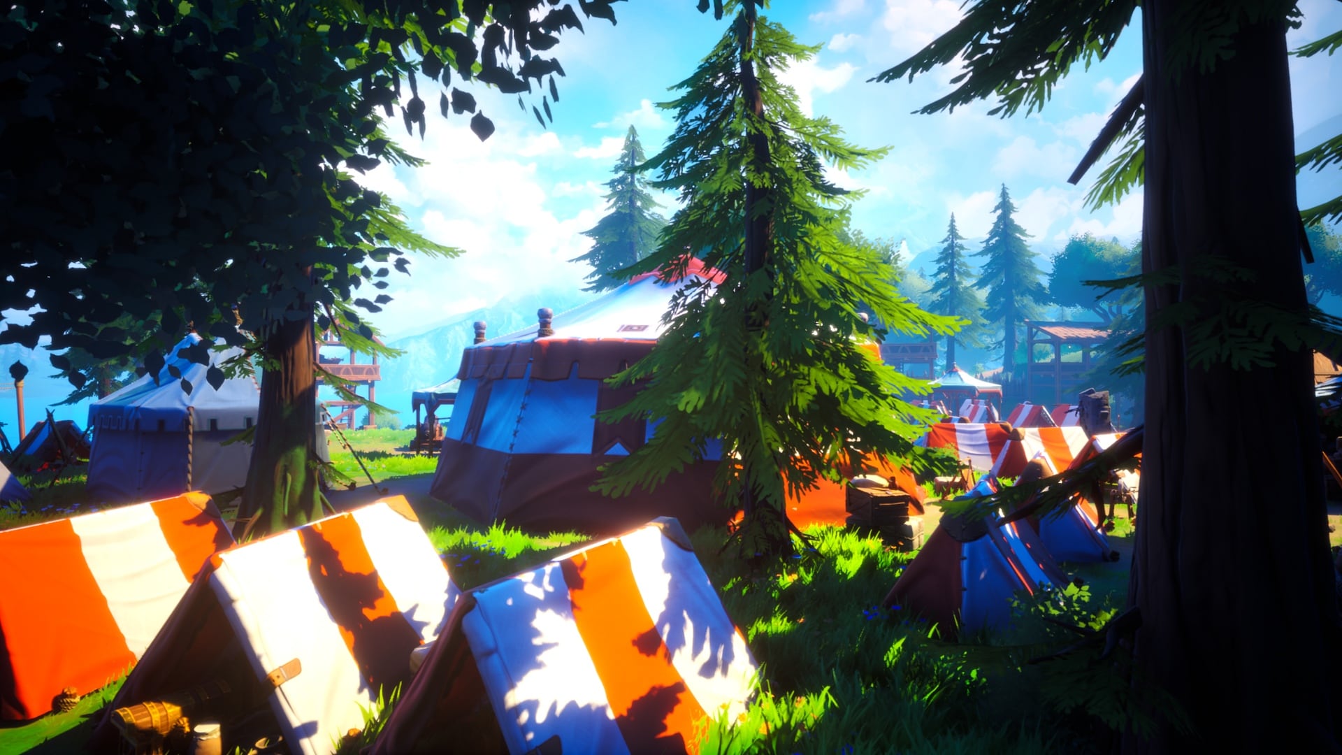 Stylized Bandit Camp Environment - Modular Open World Bandit Army ...