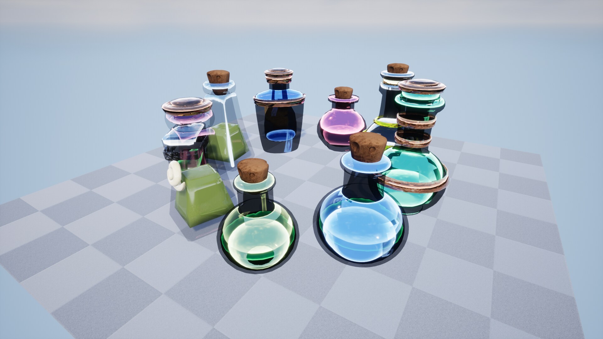 FLASKS in Props - UE Marketplace