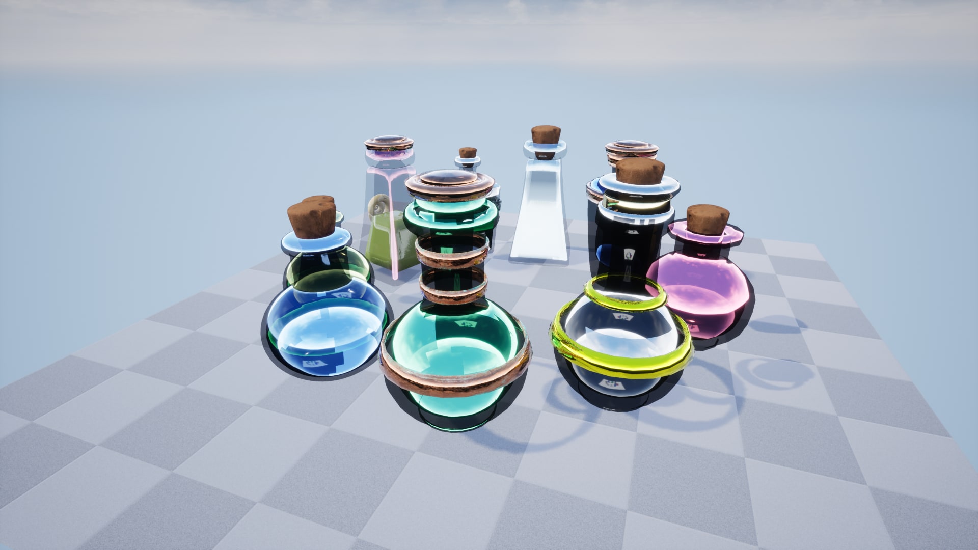 FLASKS in Props - UE Marketplace