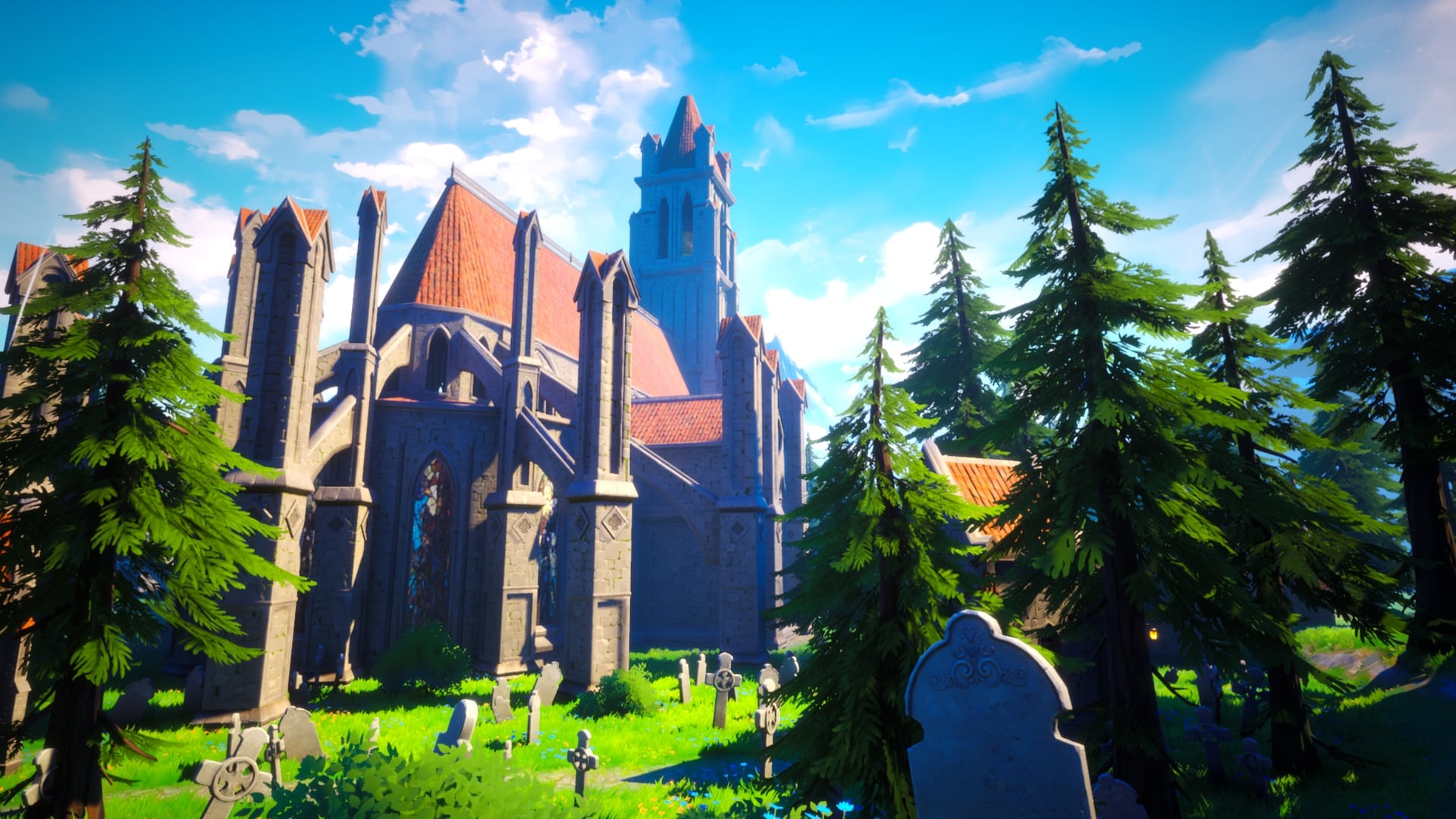 在环境创建的Stylized Gothic Church Environment - Modular Gothic Cathedral ...