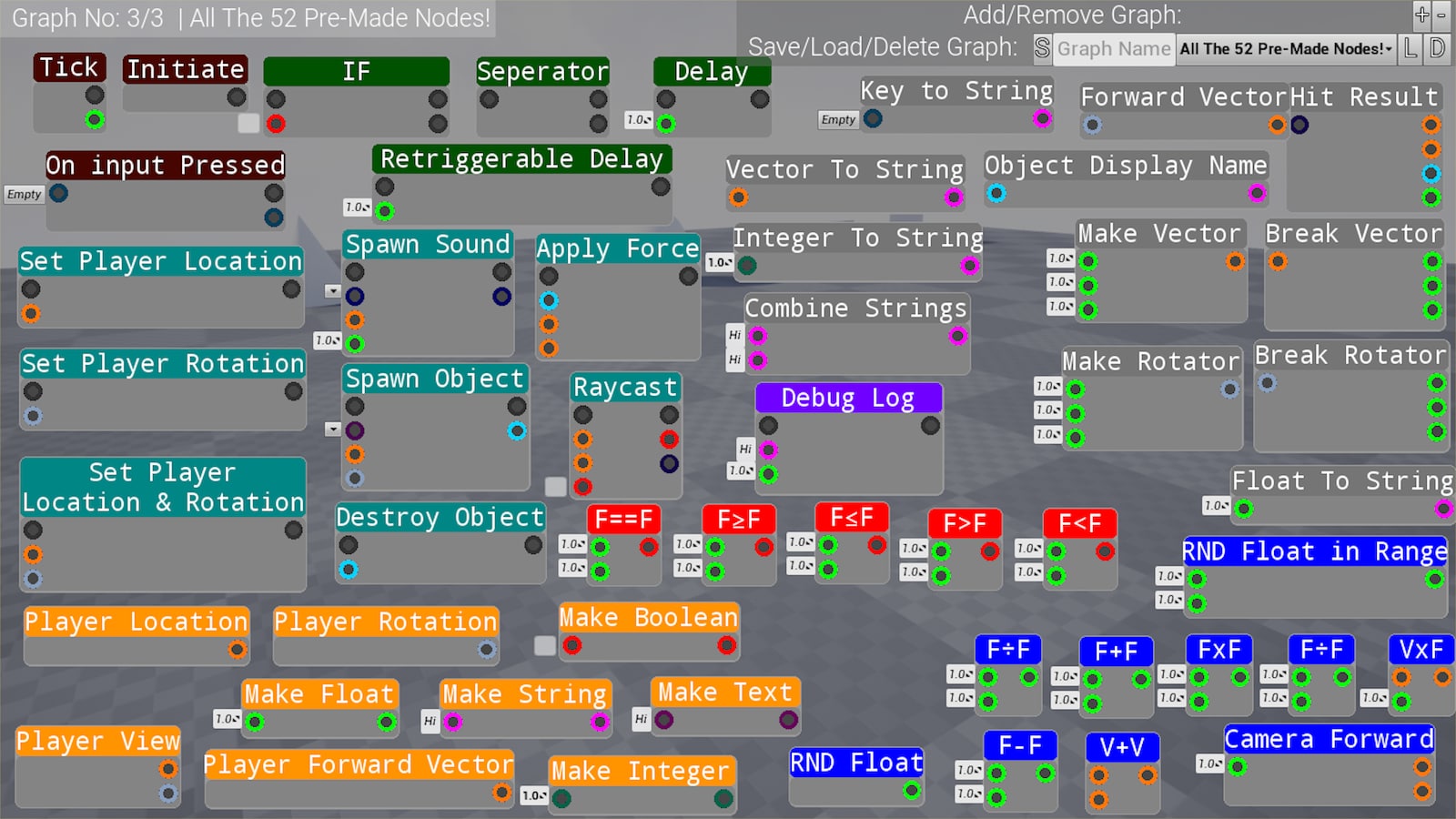 In Game Visual Scripting Tool In Blueprints Ue Marketplace