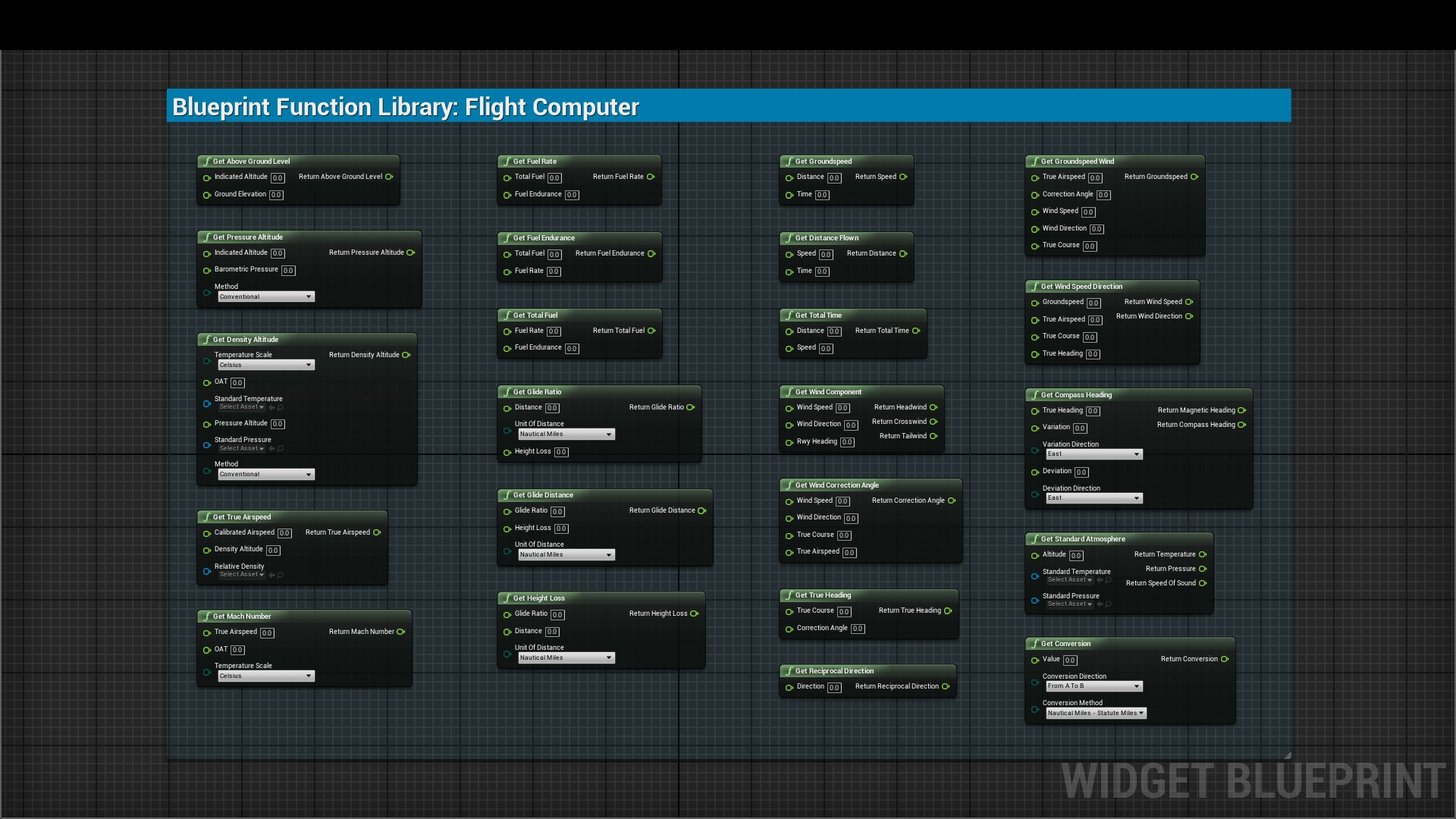 Flight Computer in Blueprints - UE Marketplace