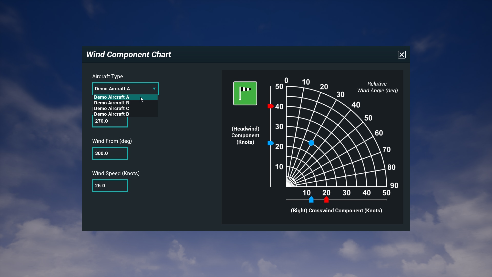 Wind Component Chart in Blueprints - UE Marketplace
