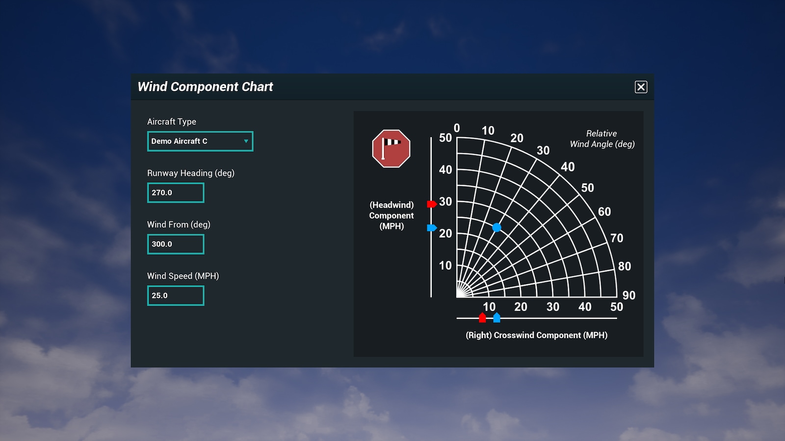 Wind Component Chart in Blueprints - UE Marketplace