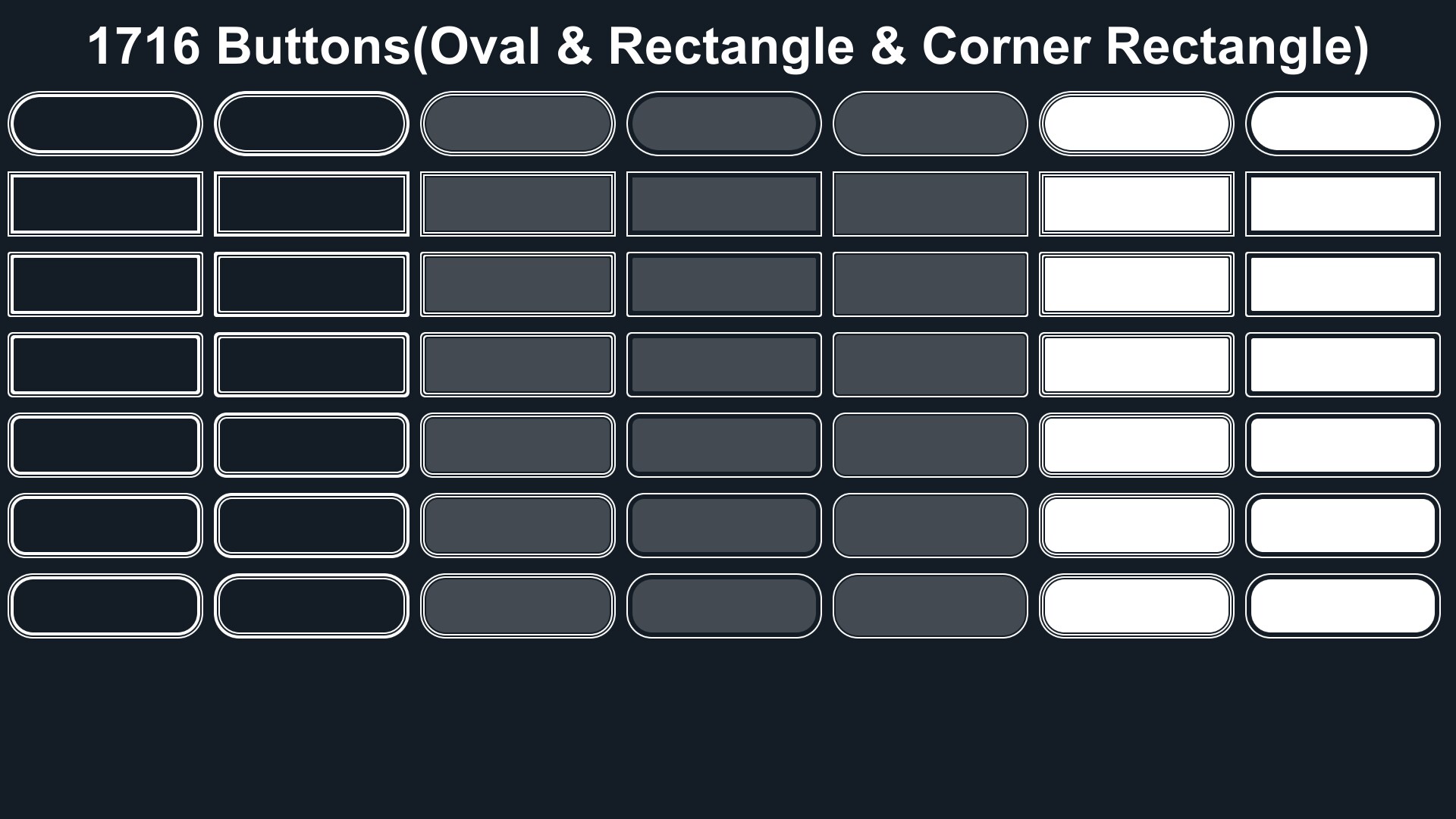 Flat Buttons Icons Pack2 in 2D Assets - UE Marketplace