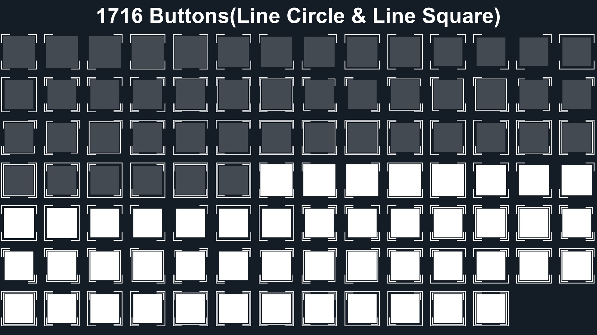 Flat Buttons Icons Pack2 in 2D Assets - UE Marketplace
