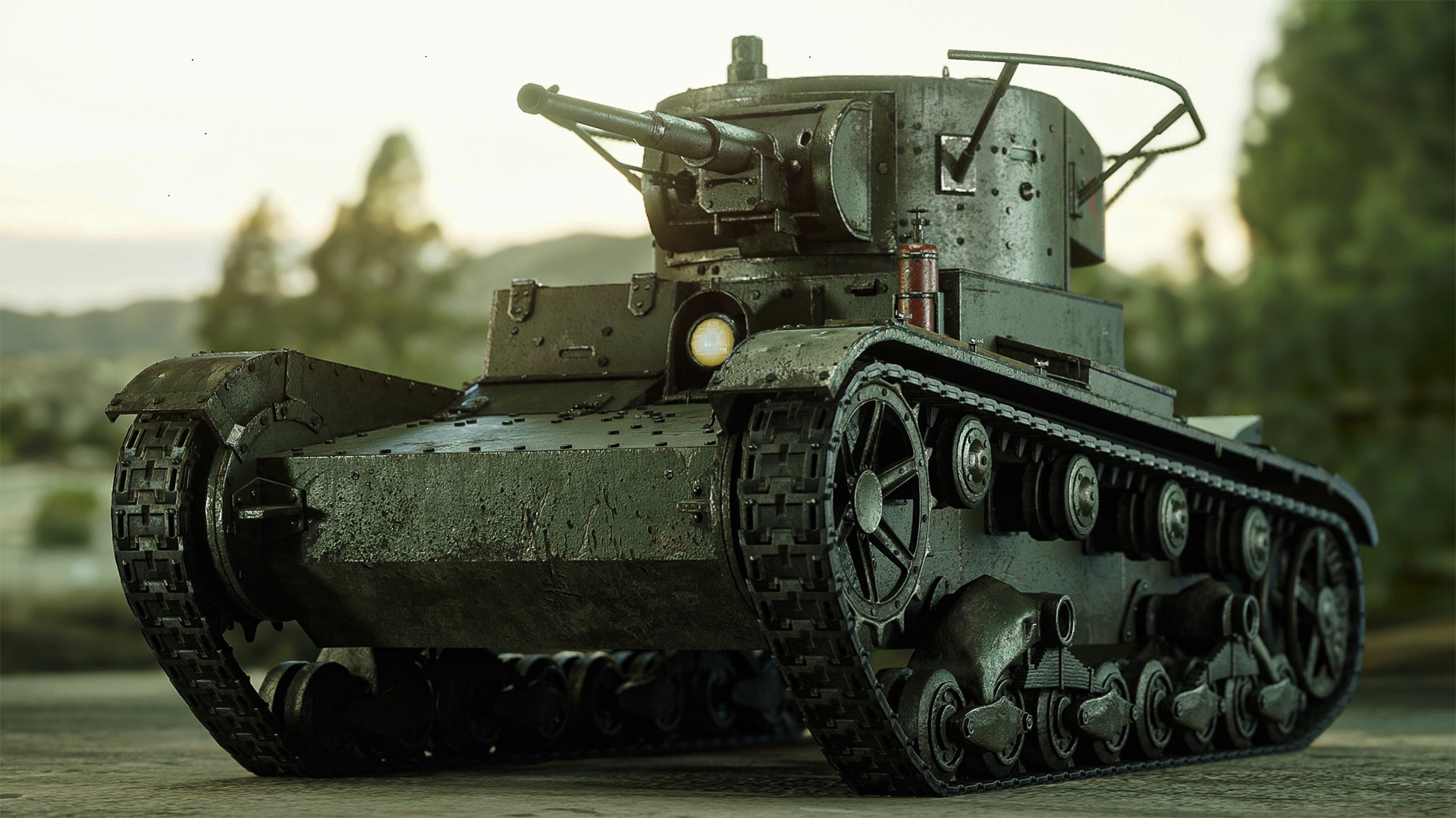 WW2 Tank - T-26 - Advanced Tank Blueprint：ブループリント - UE マーケットプレイス