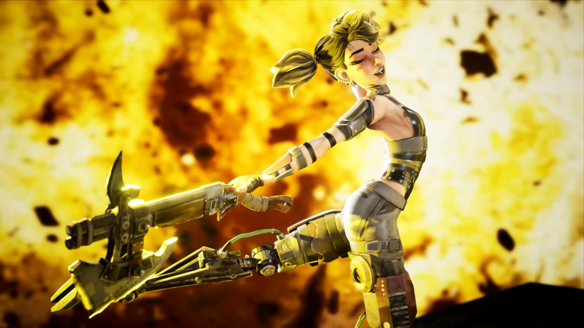 Stylized Cyborg Girl - Female Military Character - ARKit Live Link ...