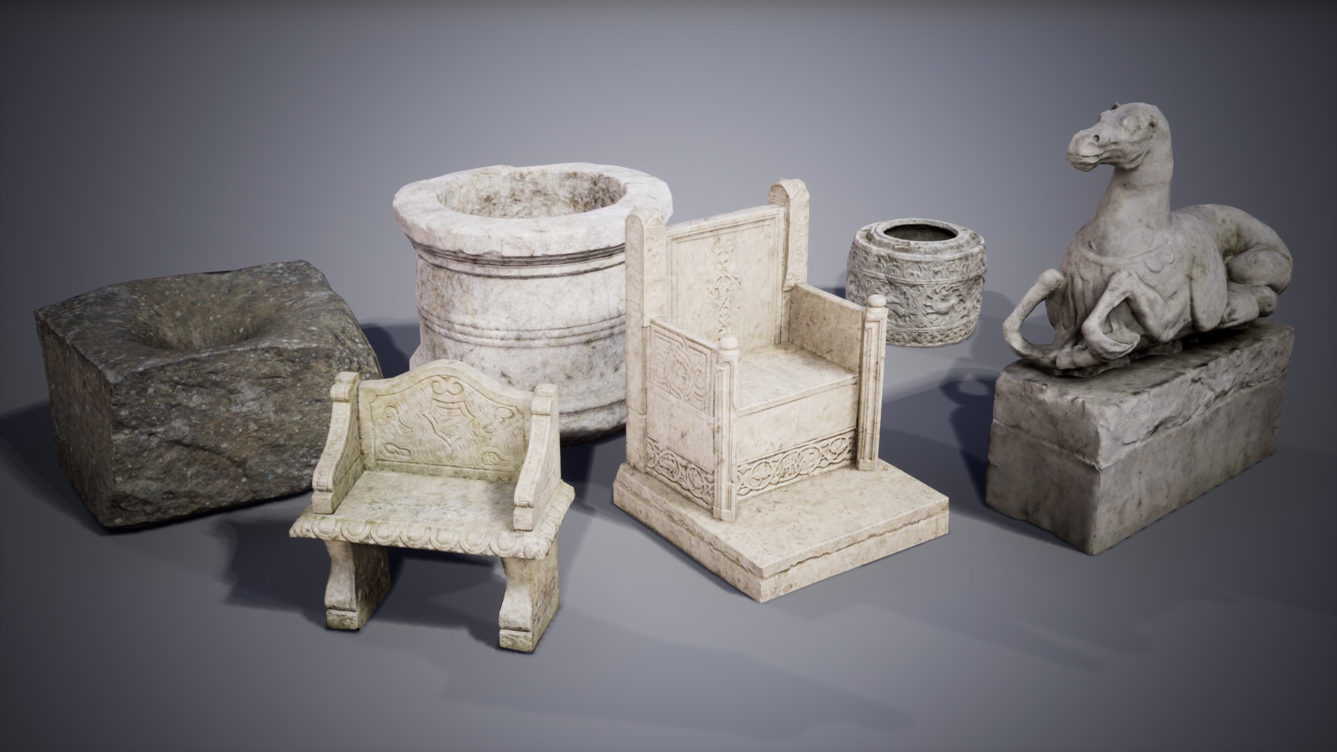 在道具创建的Ancient_Pack - 虚幻引擎商城