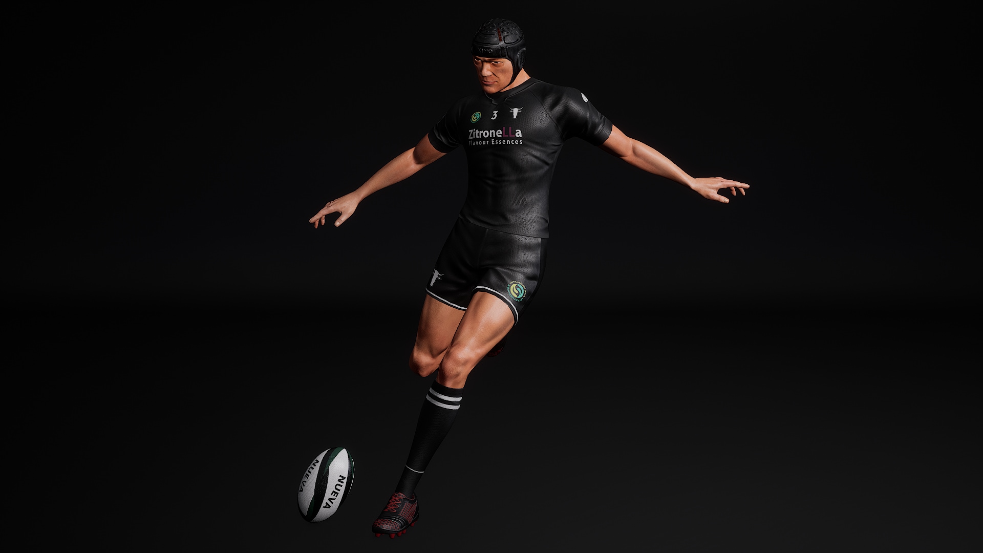 Rugby Player Animated in Characters - UE Marketplace