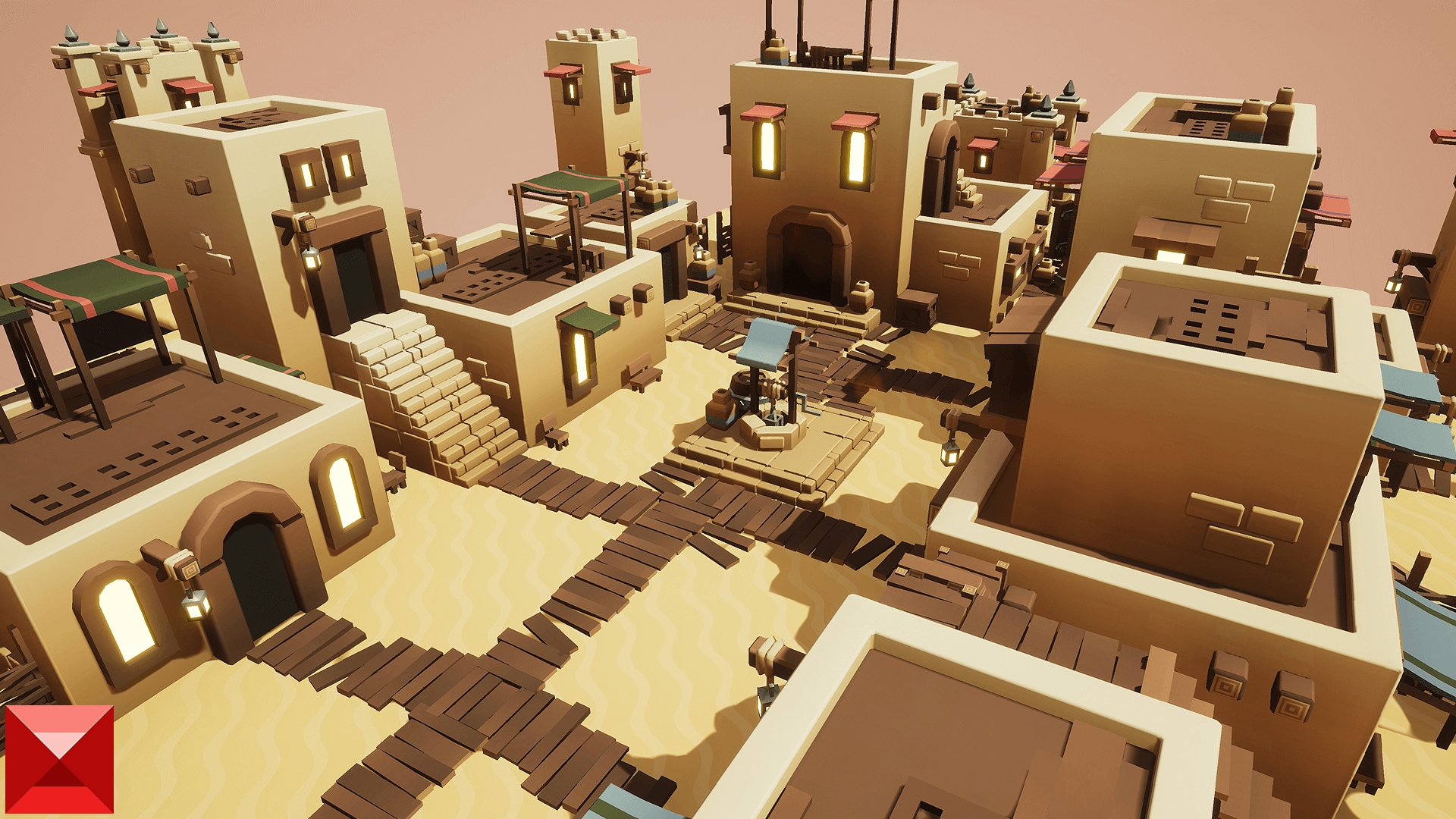Desert Town Proto Series in Architectural Visualization - UE Marketplace